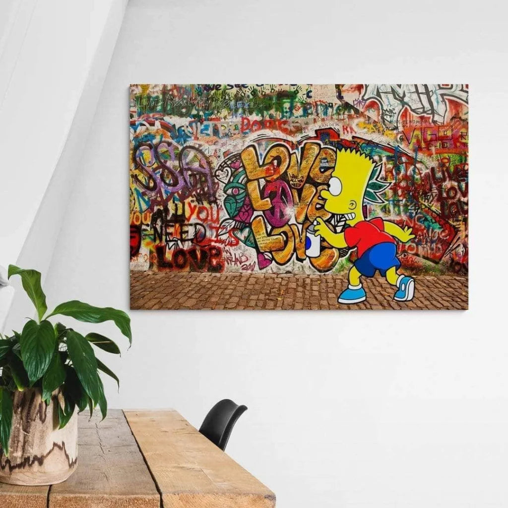 Tableau Bart Simpson | La Déco à Prix Grossiste – Montableaudeco