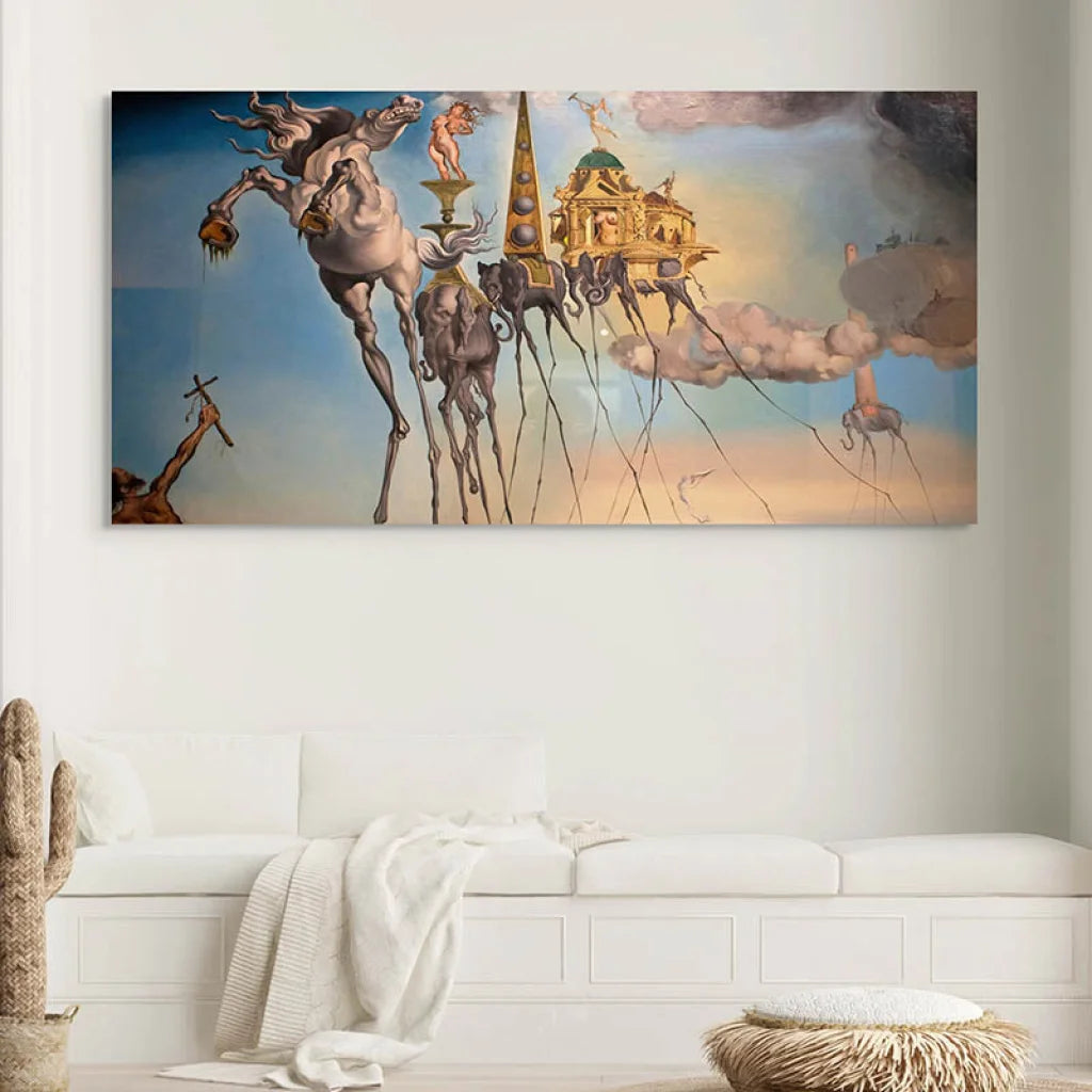Tableau Dali | La Tentation de Saint-Antoine | Bienvenue -15% ...