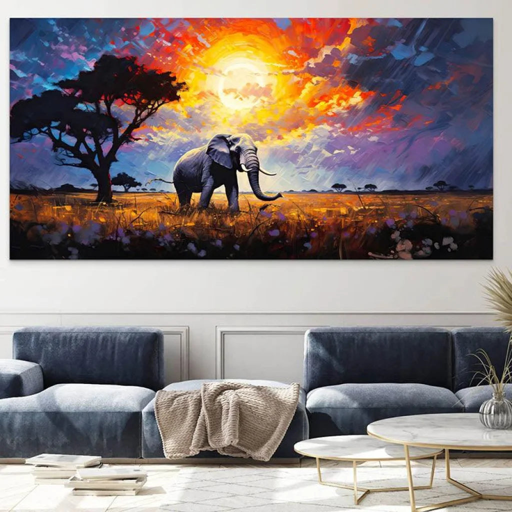 Tableau Elephant | Déco Afrique & Sauvage | Promo -20% – Montableaudeco