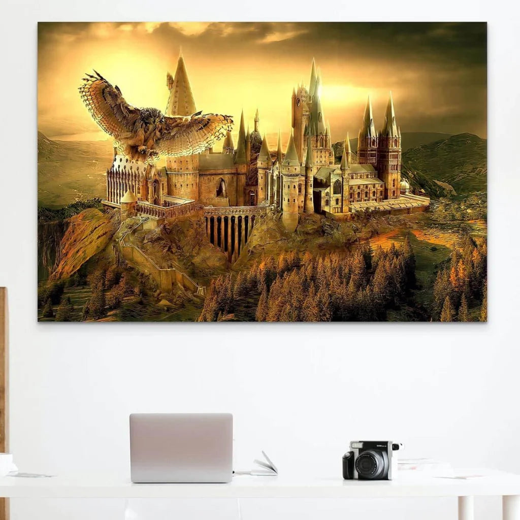Tableau Harry Pother Poudlard | La Déco Discount – Montableaudeco