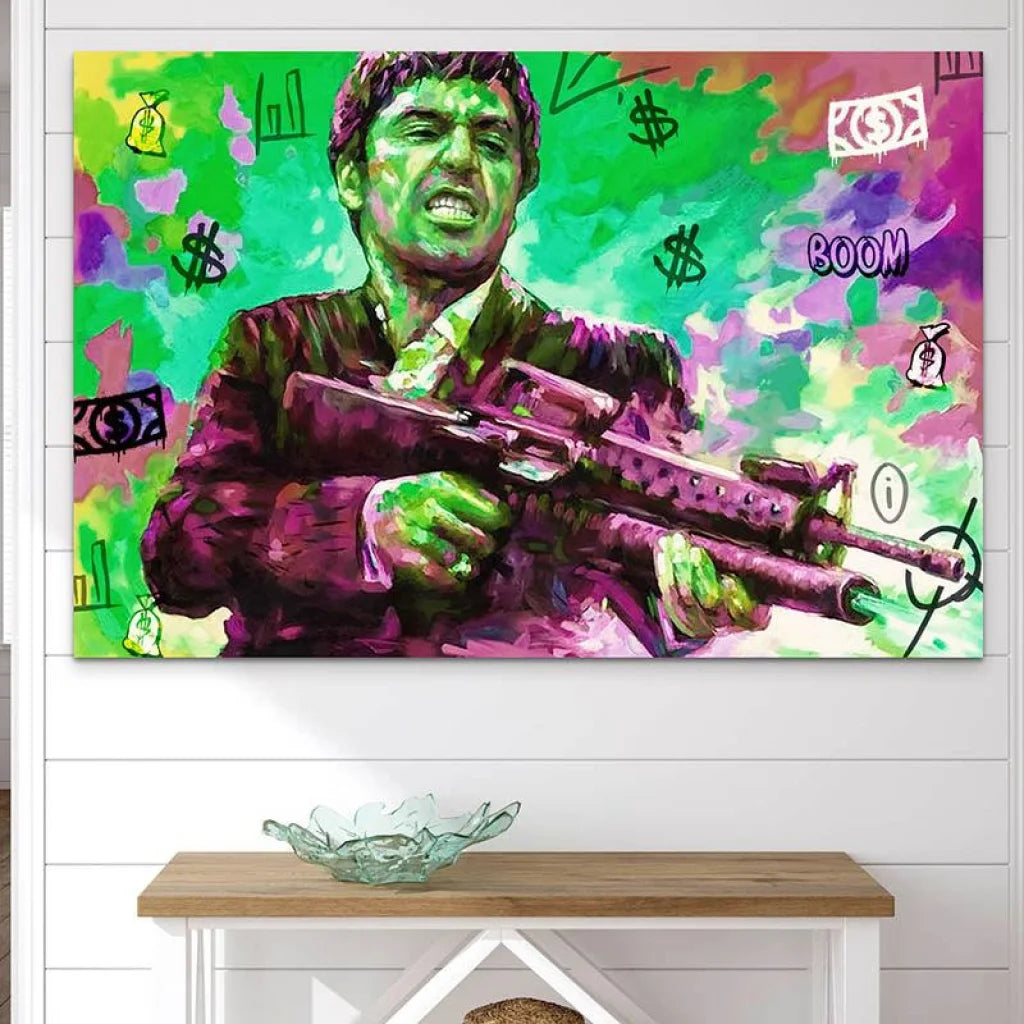 Cinema Wall Art | Scarface | Get -20% Welcome Offer – Montableaudeco