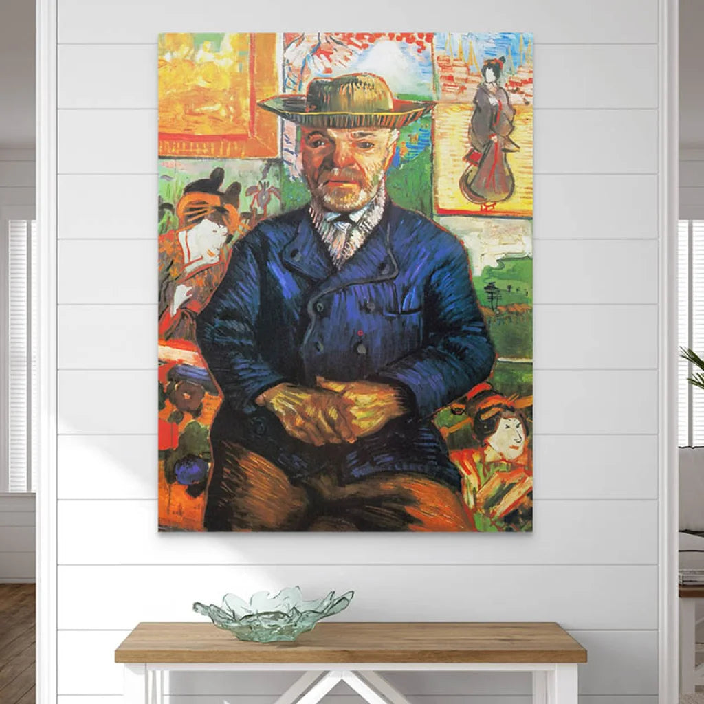 Tableau Van Gogh | Portrait du père Tanguy – Montableaudeco